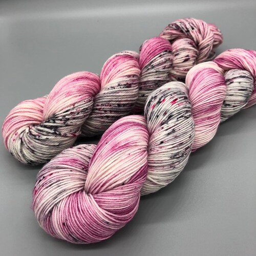 Hand Dyed Yarn Superwash Merino Wool Pink Teal Variegated - Etsy