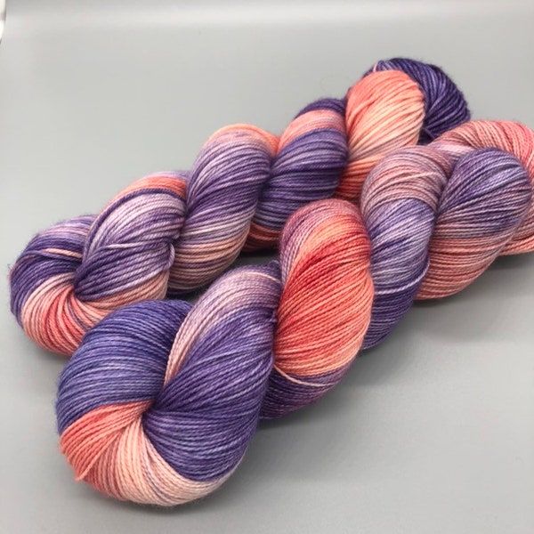 Purple Variegated Dk Yarn - Etsy
