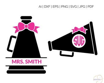 2 34 Cheer Megaphone Wooden Cutout Shape - Etsy