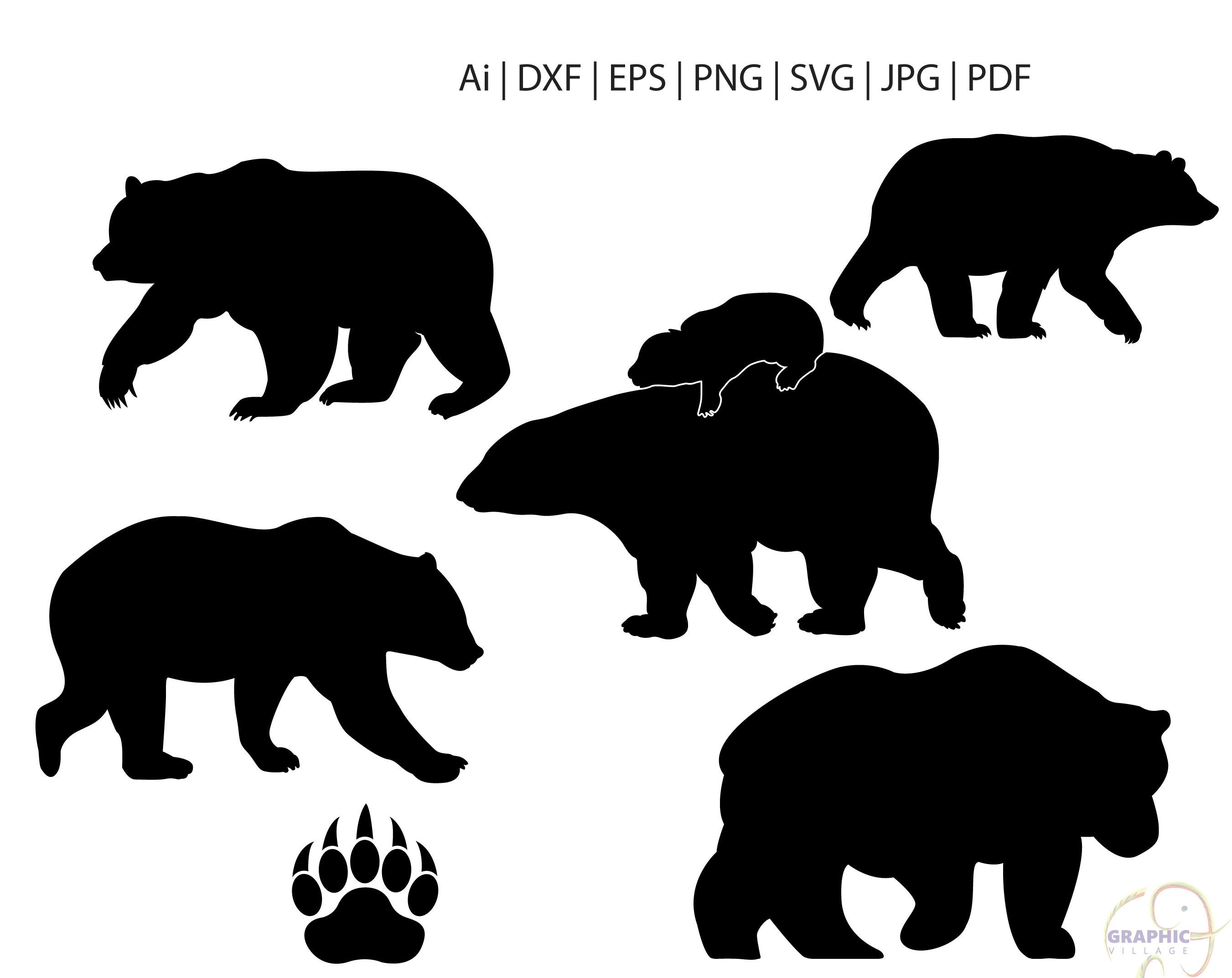 Familia de osos oso familia svg papa oso svg mamá oso svg - Etsy México