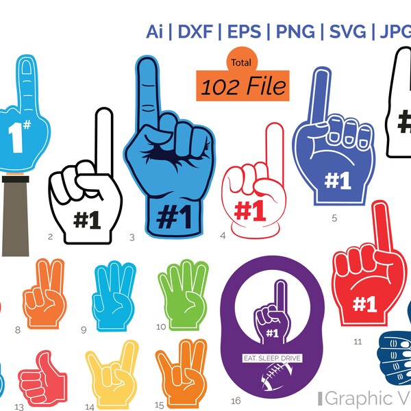 Foam Finger - Etsy