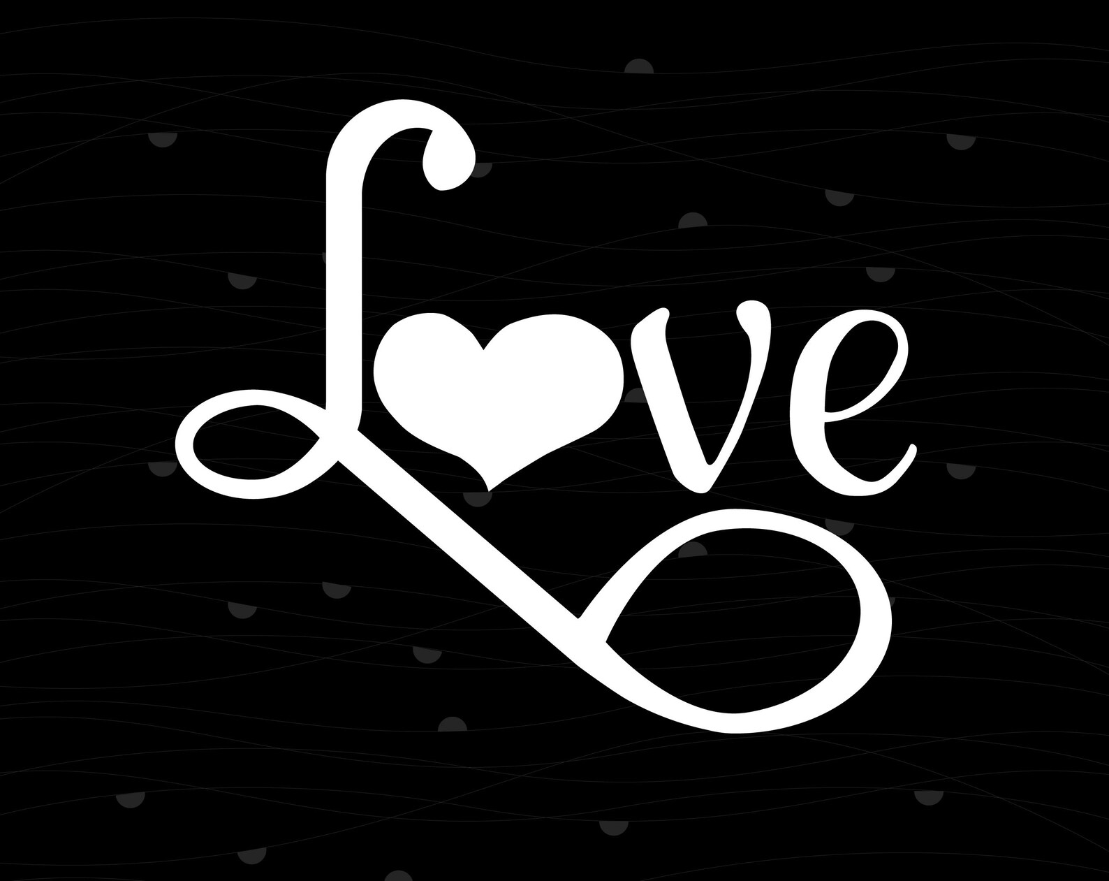 Valentines Love SVG Valentines Love DXF Silhouette and | Etsy
