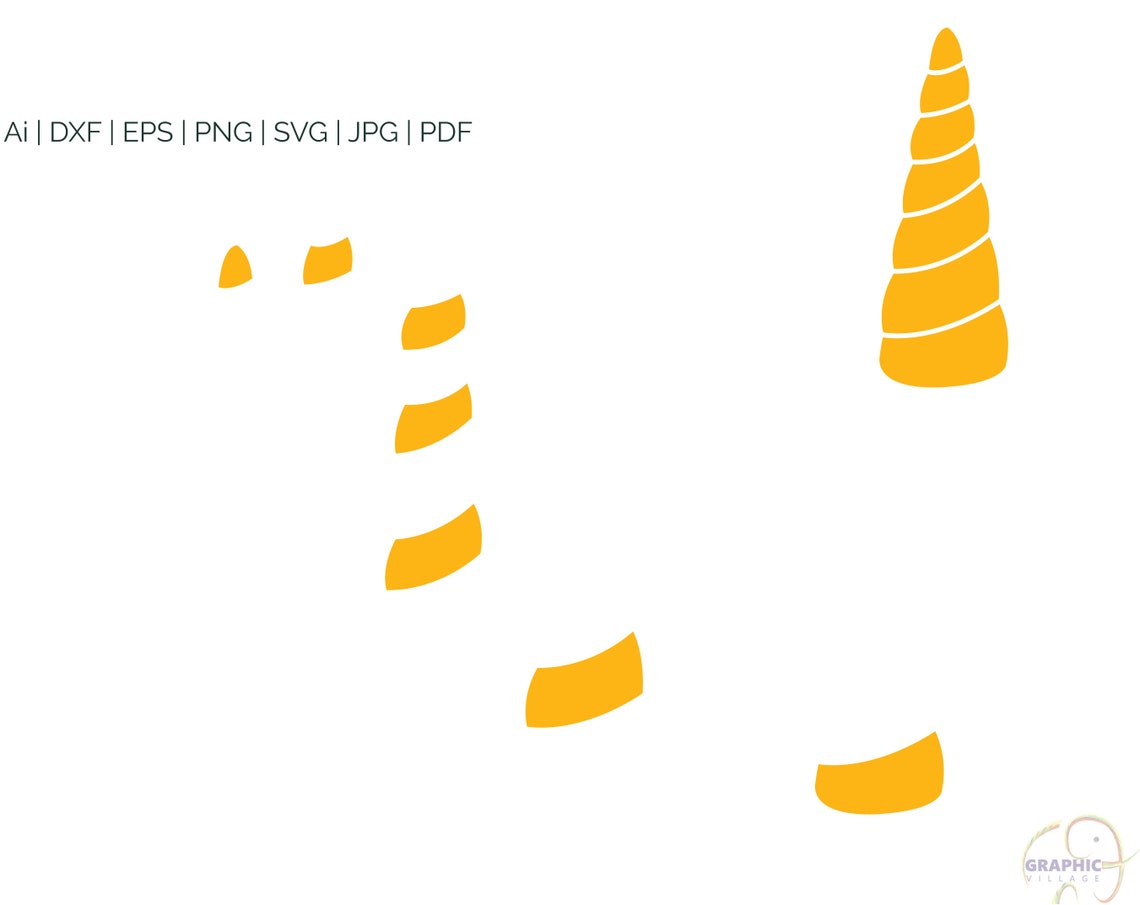 Unicorn SVG EPS. Vector Clipart Digital Silhouette and - Etsy