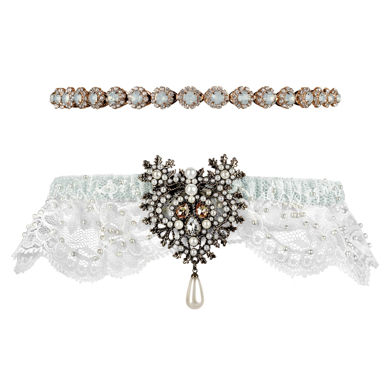 Wedding Garter Rhinestone Bridal Garter Bling Garter Crystal Keepsake ...