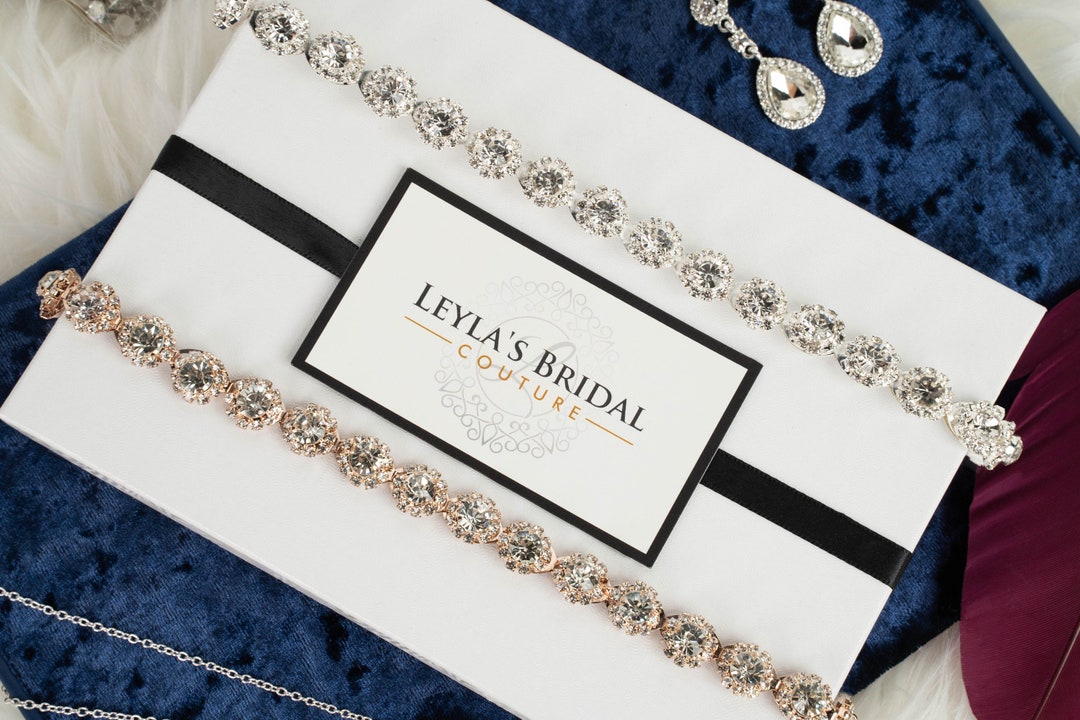 Wedding Garter Rhinestone Bridal Garter Bling Garter Crystal Keepsake ...