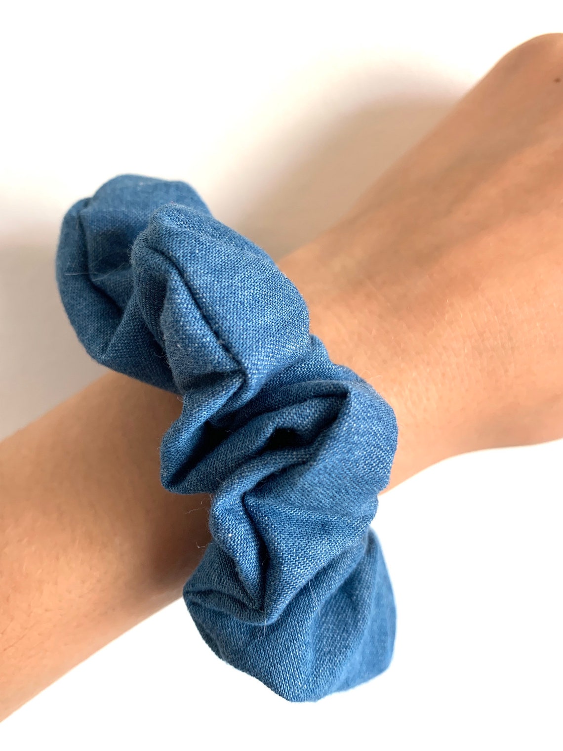 Denim Scrunchie Scrunchies Scrunchie Hair Scrunchies Hair - Etsy France
