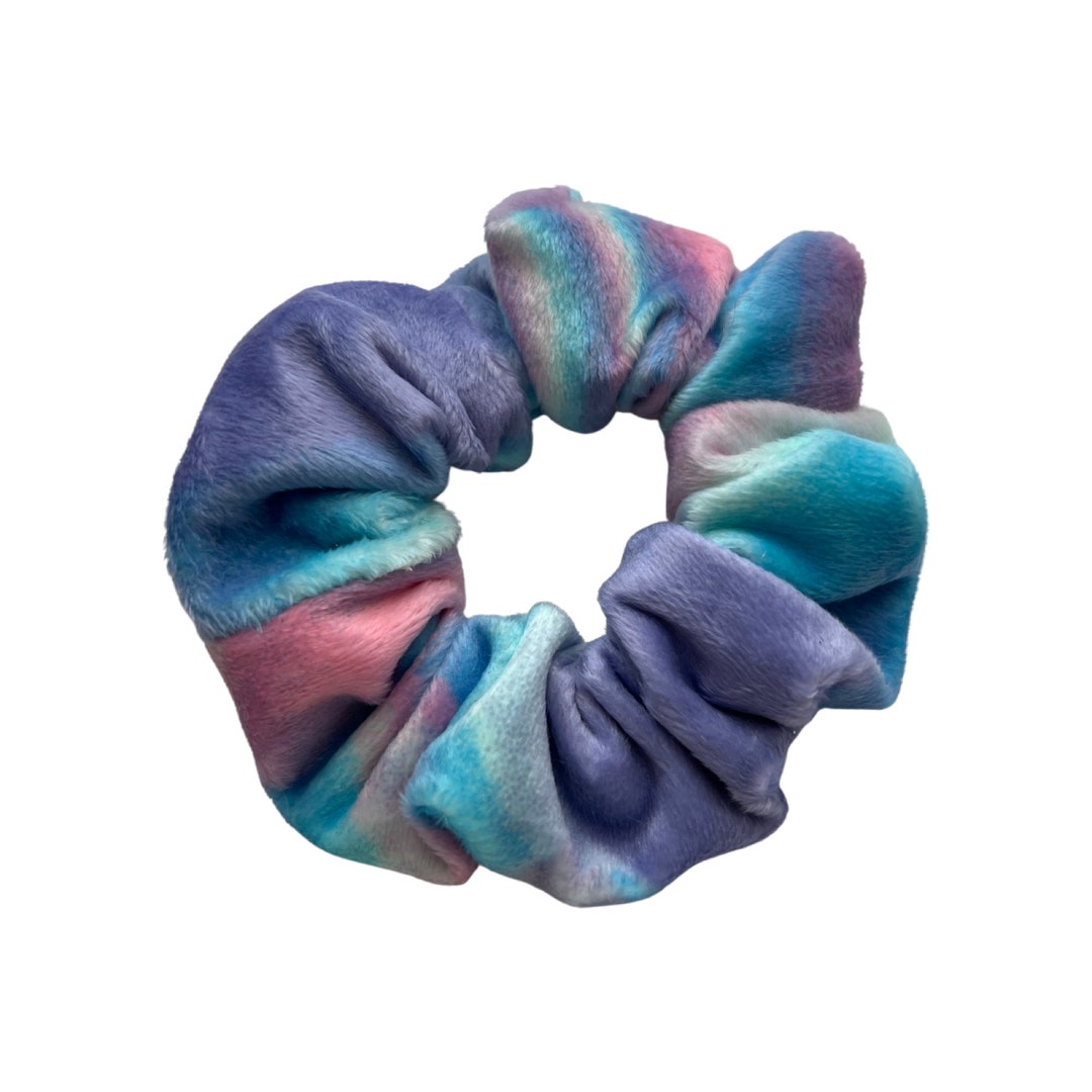 Rainbow Velvet Scrunchie, Rainbow Scrunchies, Scrunchie, Scrunchie ...