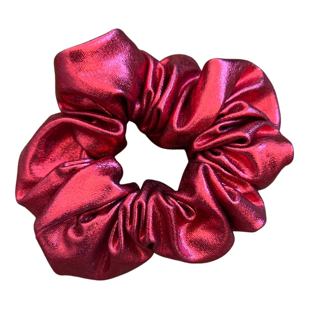 Rot Metallic Scrunchie Metallic Scrunchie Scrunchie - Etsy.de