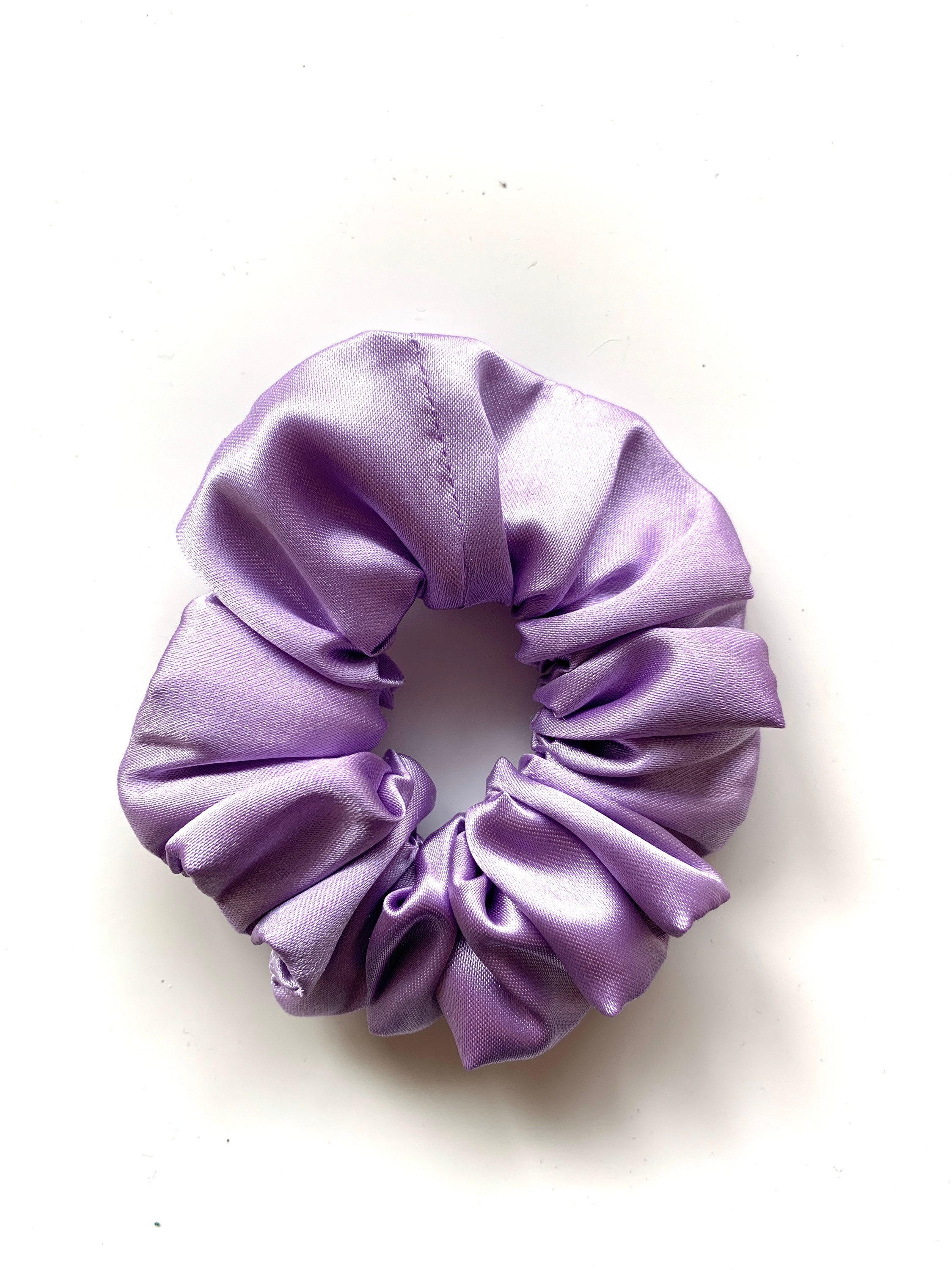 Lavender Satin Scrunchie Scrunchies Scrunchie Hair - Etsy