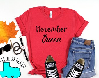 November Girl Shirt | Etsy