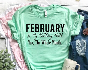 February shirts | Etsy