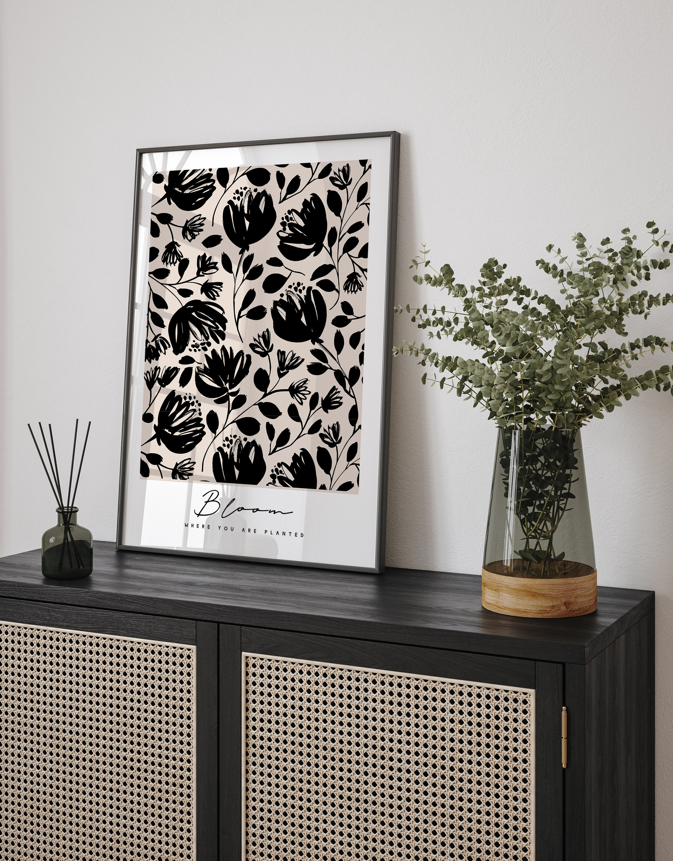 Bloom Where You Are Planted Art Print Motivational Poster Christian Art ...