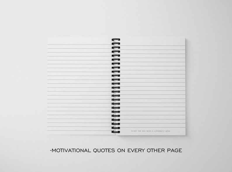 Personalised Self Care Notebook A5 Wire Notebook Self Care Journal ...