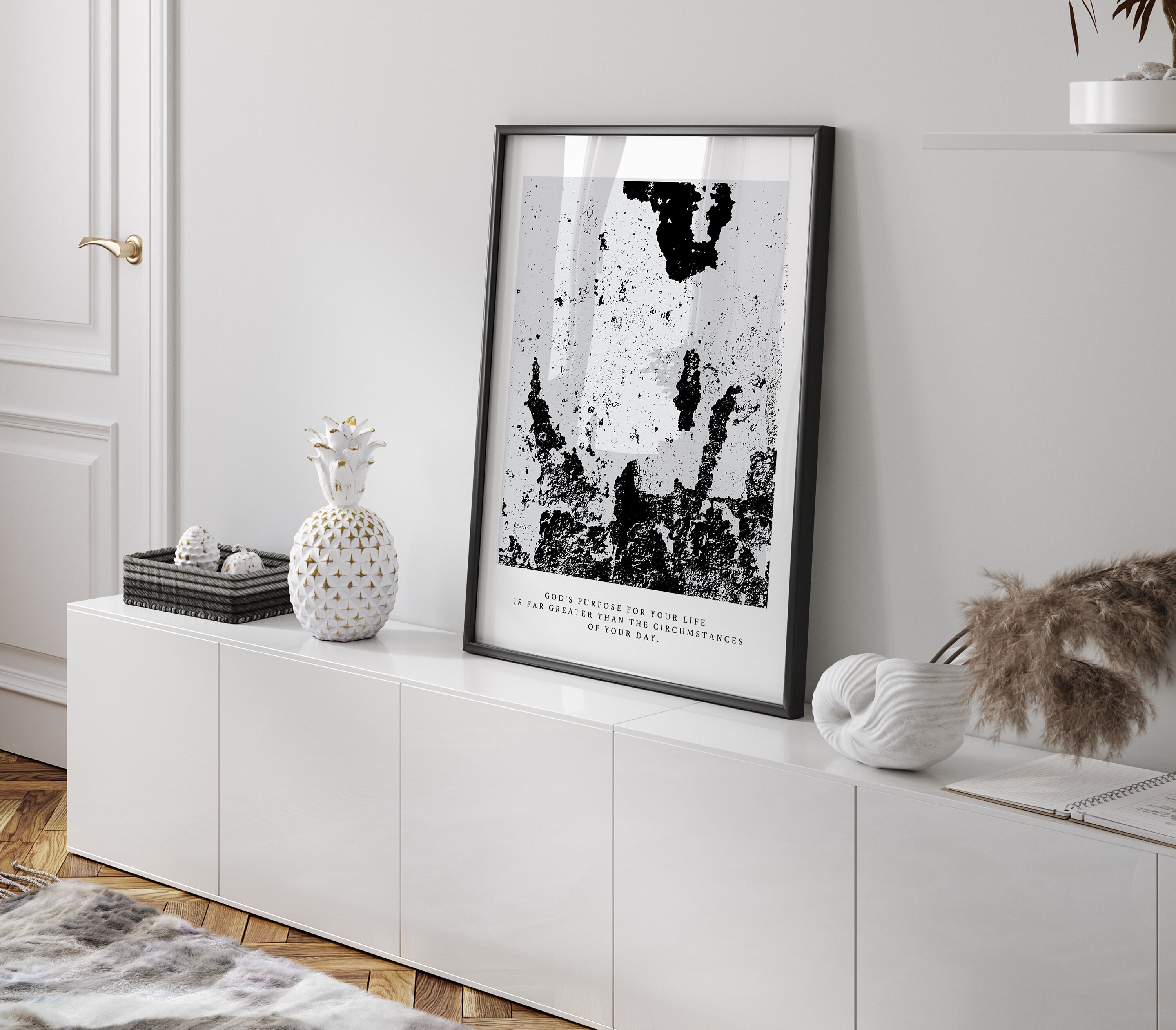 God's Purpose Art Print Bible Verse Prints Scripture Poster Christian ...