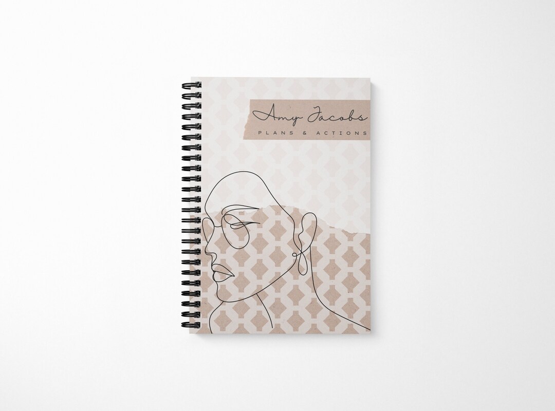 Personalised Vision Notebook | A5 Wire Notebook | Vision and Dreams ...