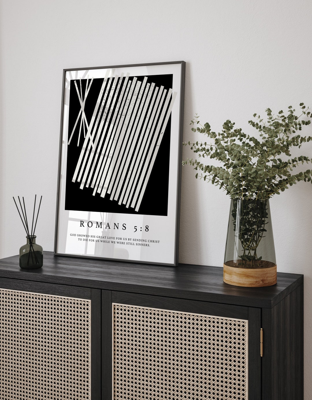 Romans 5:8 | Bible Verse Prints | Christian Modern Posters | Christian ...