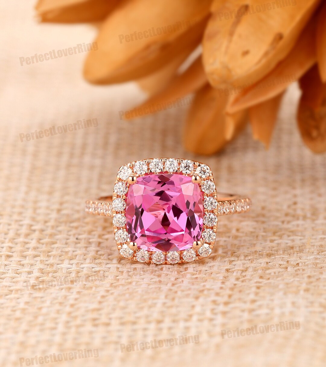 Delicate Ruby Ring/ 8x8mm Cushion Cut Ruby Engagement Ring/ - Etsy