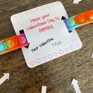 Valentines Pop It Bracelet, Fidget Toy, Pop Bracelet Included, 2025 - Etsy
