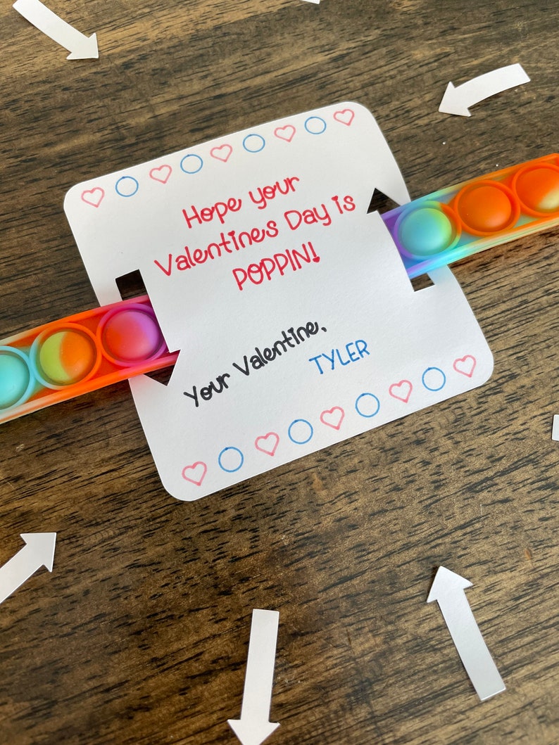 Valentines, Pop It Bracelet, Fidget Toy, Pop Bracelet Included, 2026 - Etsy