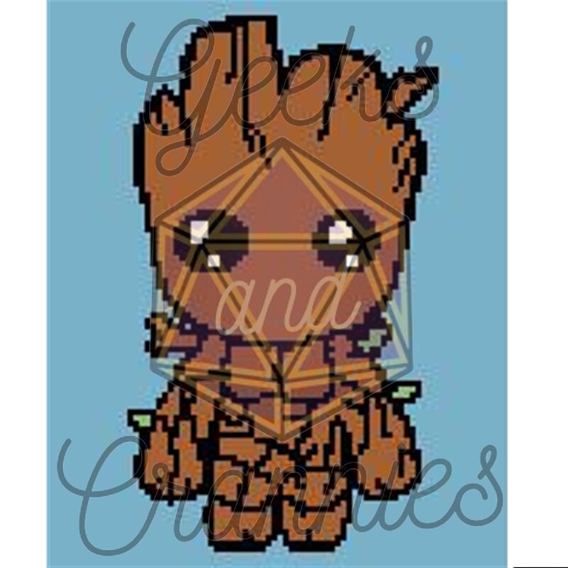 Groot Cross Stitch - Etsy