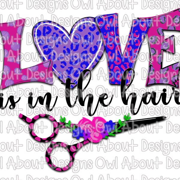 Heart Hair Design Stencils - Etsy