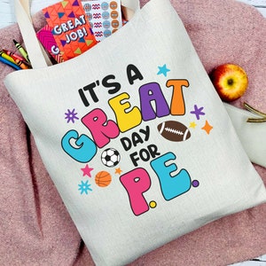It's a Great Day for P.E. Svg File, Physical Education Teacher Tshirt ...