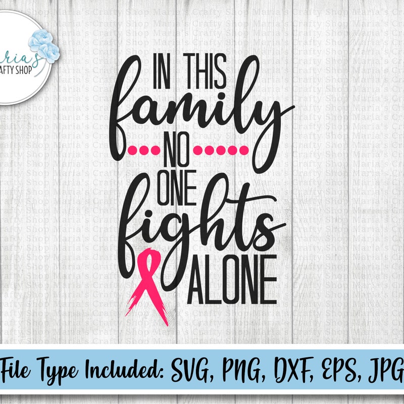 No One Fights Alone Svg - Etsy