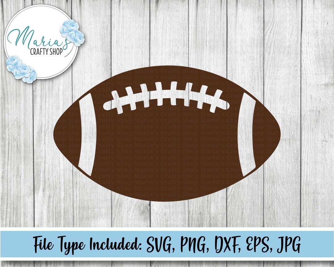 Football With Top Threads Cutting Files in Svg Png Dxf Eps - Etsy