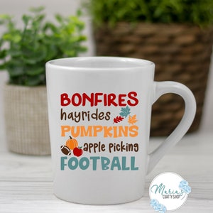Bonfires, Pumpkins, Football SVG, Fall Svg, Autumn Svg, Fall Favorites ...