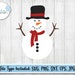 Snowman Svg, Winter Svg, Christmas Svg, Snowman Clipart, Snowman Cut ...