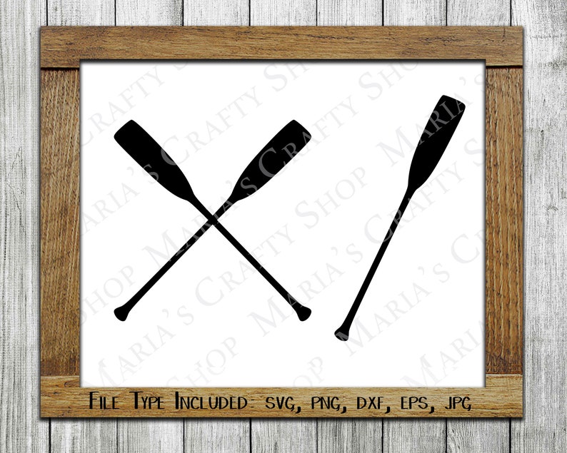 Oars cutting files in svg png dxf eps and jpg for Cricut | Etsy
