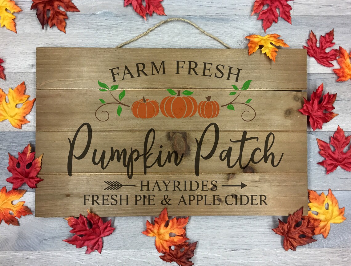 Pumpkin Patch Svg Fall Svg Autumn Svg Pumpkin Patch Sign - Etsy