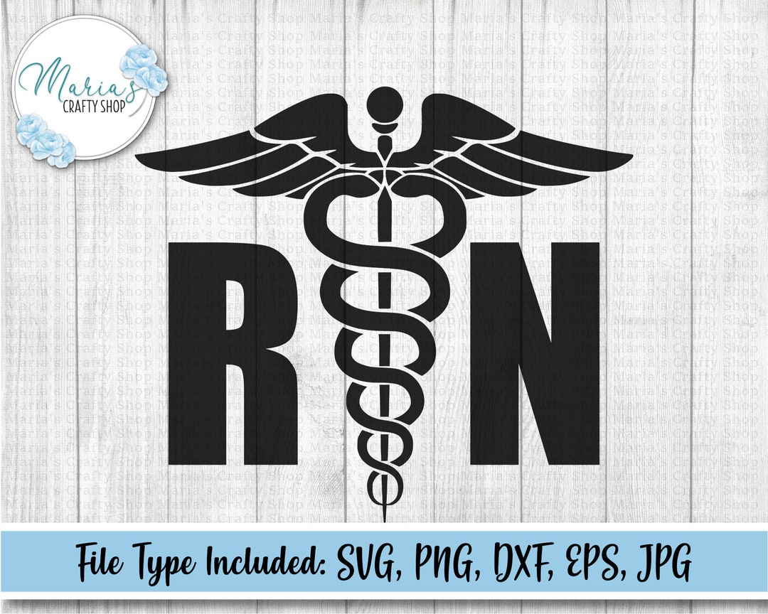 Nurse Star of Life RN Design (digital Files) - Etsy
