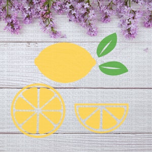 Lemon Svg File, Lemon Clip Art, Cut Files in Svg, Png, Dxf, Eps, and ...