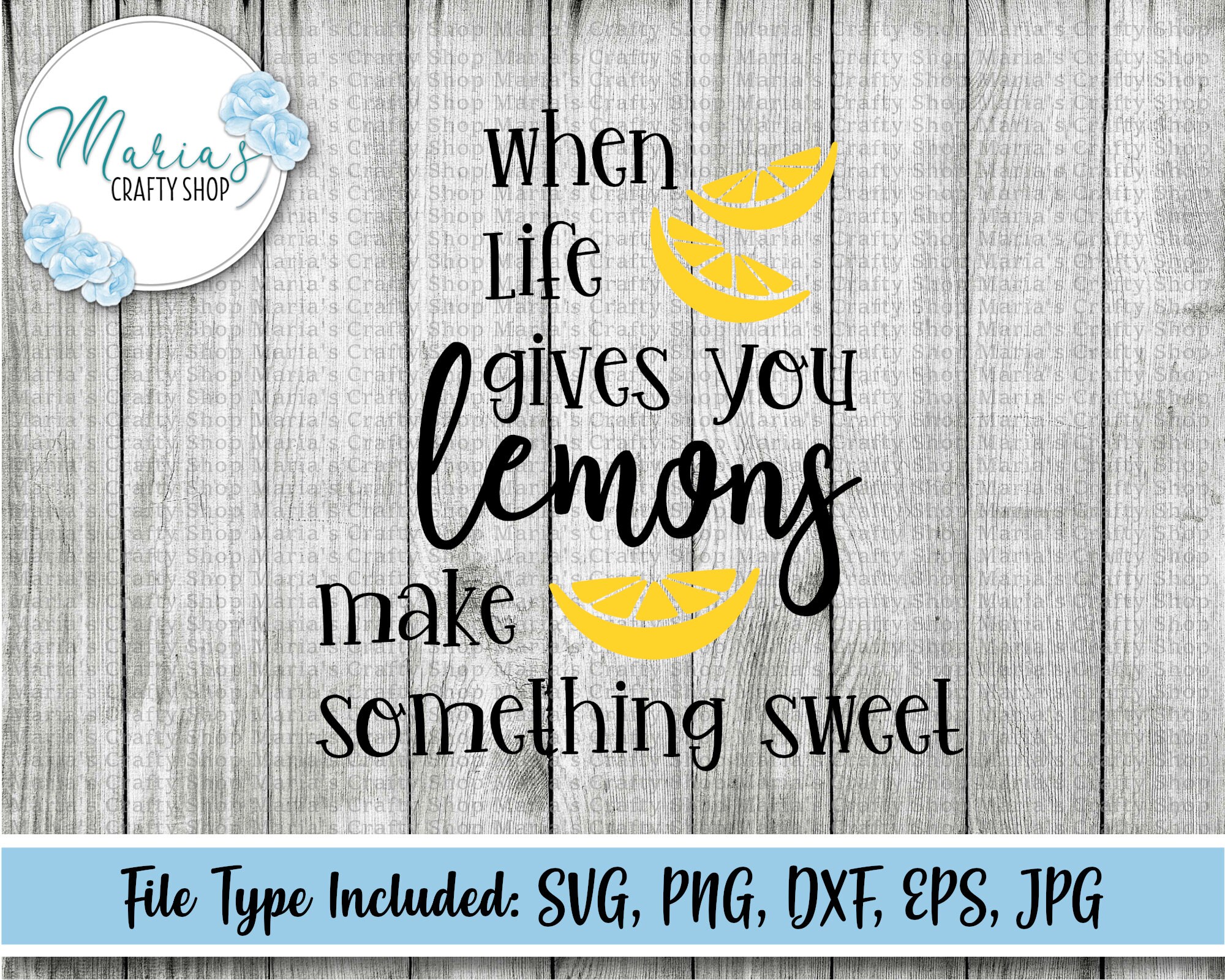 Lemon Svg When Life Gives You Lemons Make Something Sweet Etsy Canada