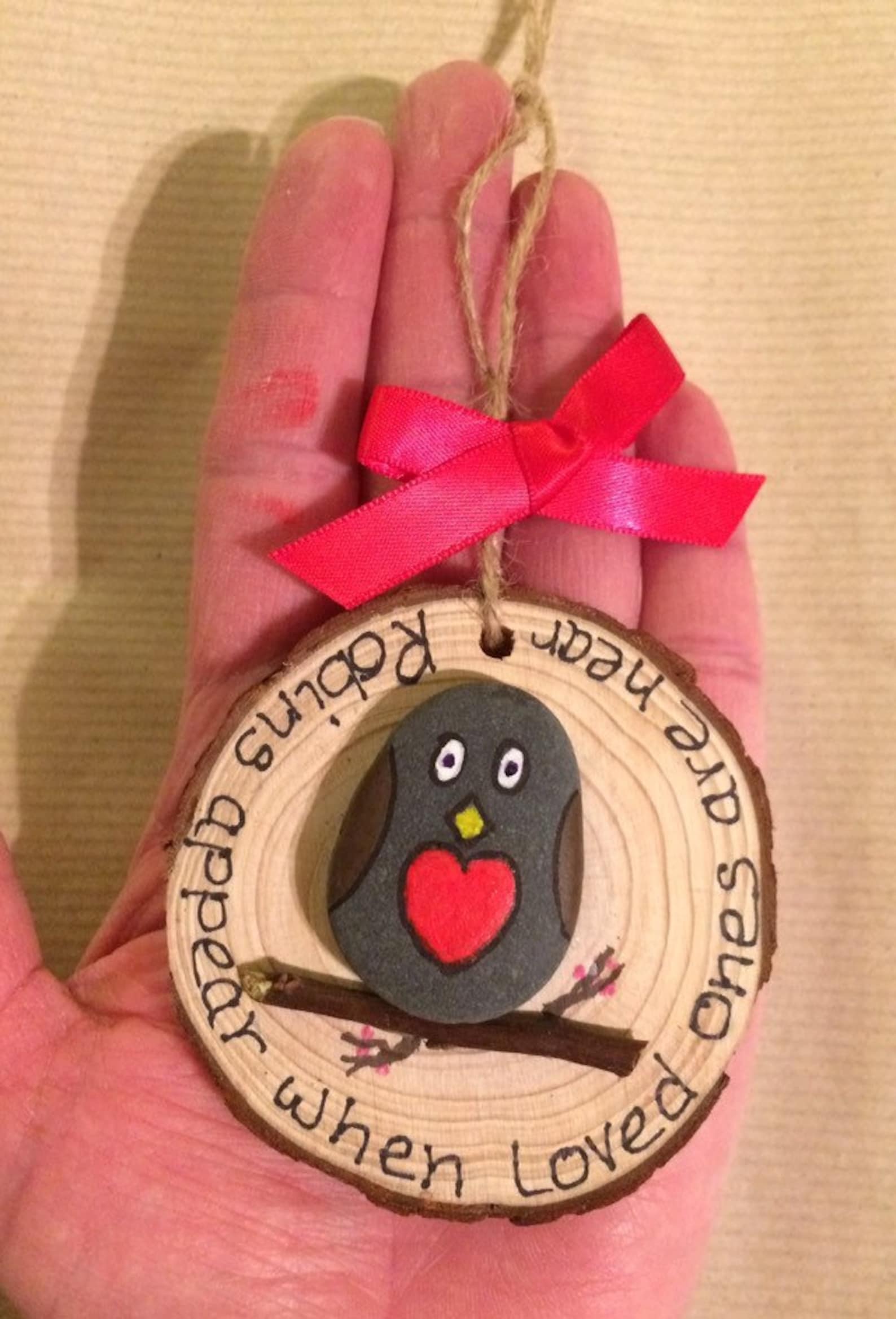 Remembrance Robin Wooden Wall Plaque - Etsy