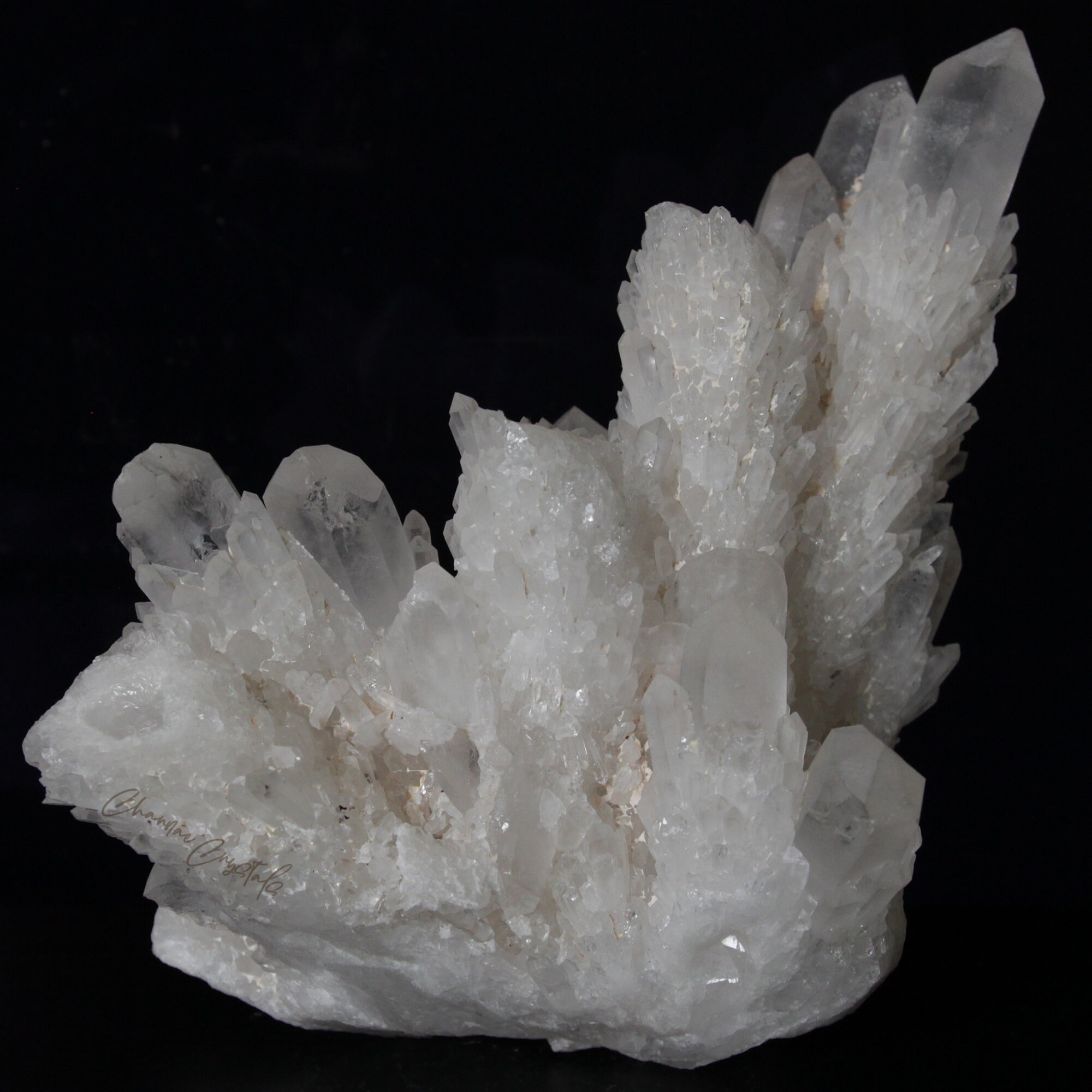 Large Sugar Quartz Cluster - Cascade Quartz - Pineapple Quartz Cluster ...