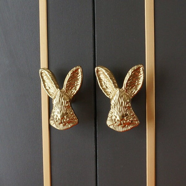Rabbit Knobs - Etsy