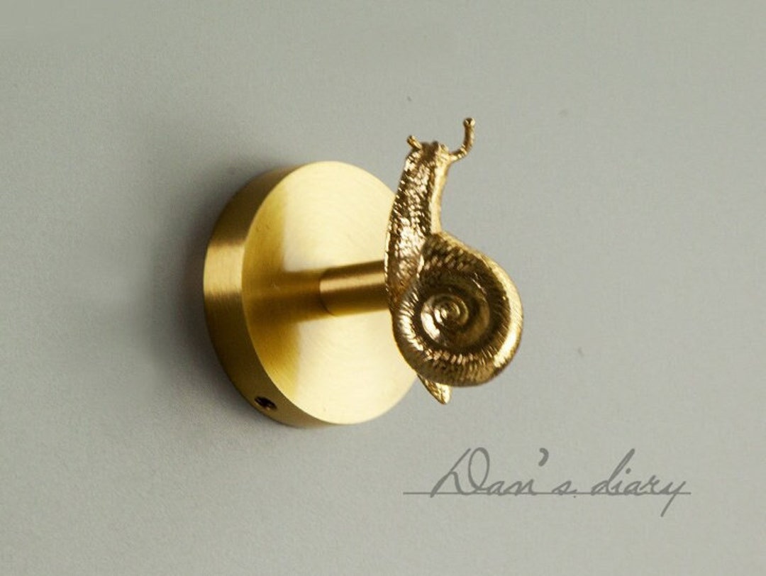 Creativity Snails Hooks Brass Hooks/nordic Wall Hooks Coat Hooks ...