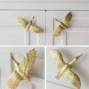 Geese Brass Knobs Kitchen Pulls and Knobs Cabinet Handles Knobs Nordic Style Drawer Knobs Pulls ...