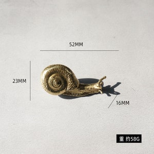 Snails Brass Knobs Nordic Style Drawer Pulls Wardrobe Knob Cabinet Knobs Modern Drawer Knob,cp ...
