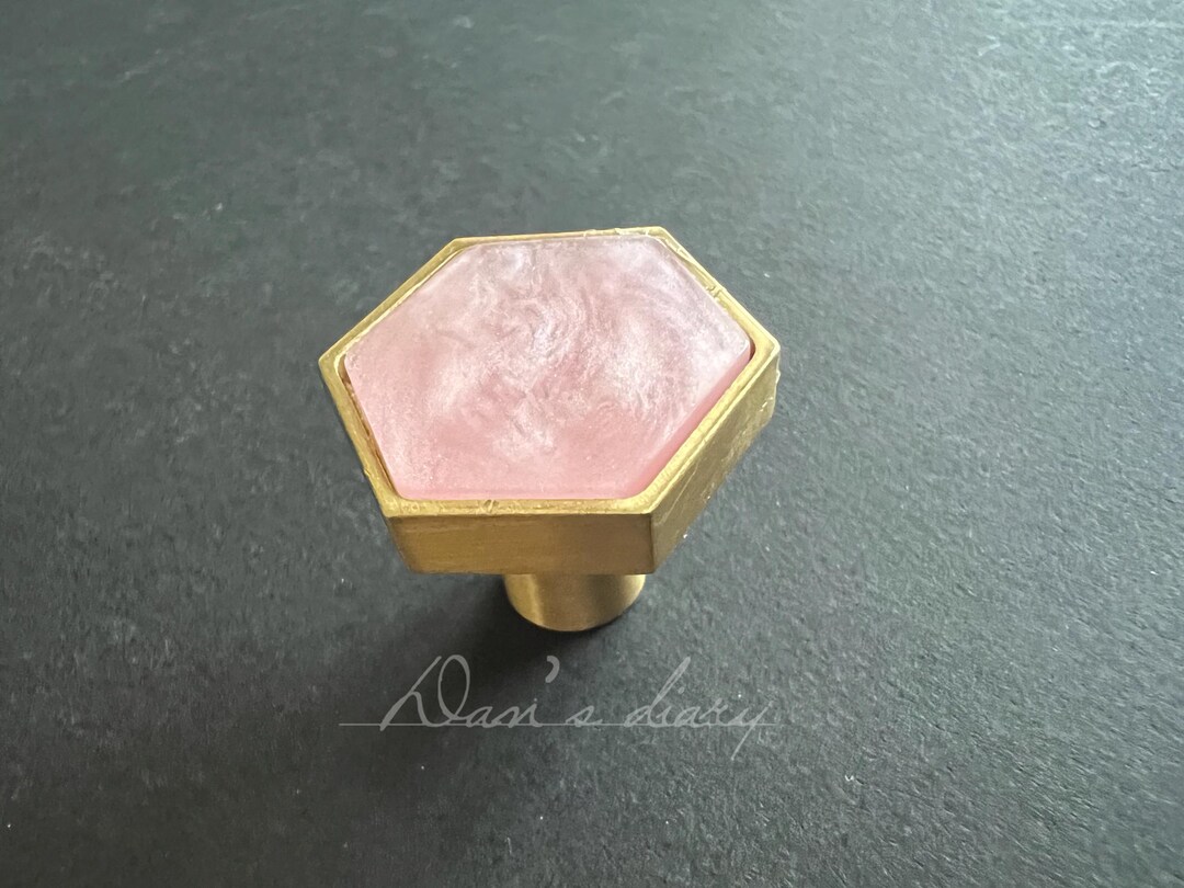 Solid Brass Heart Knobs Modern Stylish Drawer Knobs Pulls Kitchen Cupboard Knobs Handles ...