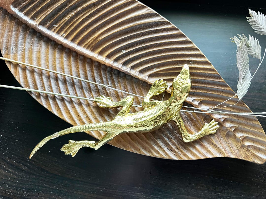 Solid Brass Gecko Knobs Drawer Knobs Pulls Kitchen Cabinet Pulls Handle Exquisite Dresser Knobs ...