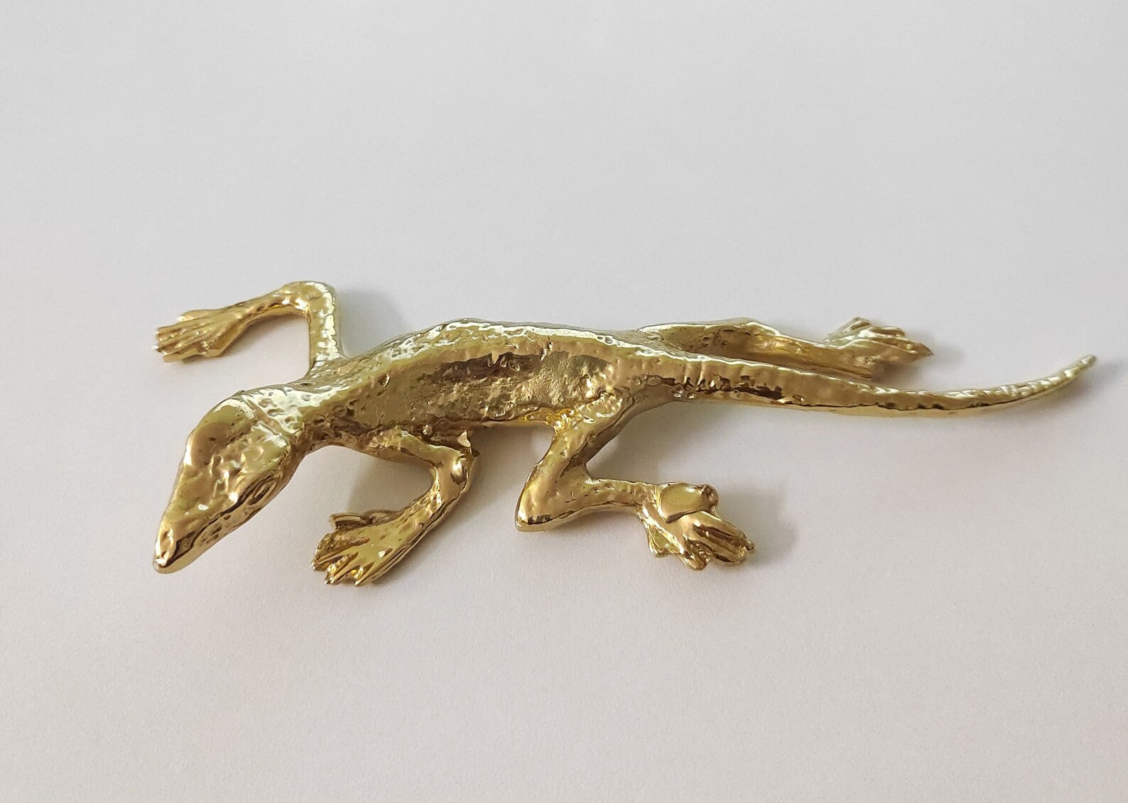 Solid Brass Gecko Knobs Drawer Knobs Pulls Kitchen Cabinet - Etsy