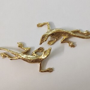 Solid Brass Gecko Knobs Drawer Knobs Pulls Kitchen Cabinet Pulls Handle Exquisite Dresser Knobs ...