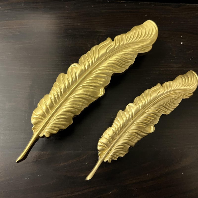 Feather Drawer Pull - Etsy