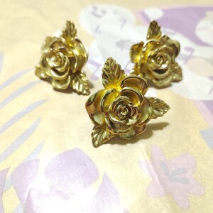 Flower Brass Knobs Kitchen Pulls and Knobs Cabinet Handles Knobs Nordic Style Drawer Knobs Pulls ...