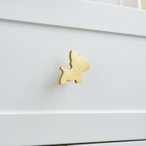 Solid Brass Dog Knobs Dresser Knob Pull Cupboard Knob Drawer Pulls Knobs Wardrobe Knob Kitchen ...
