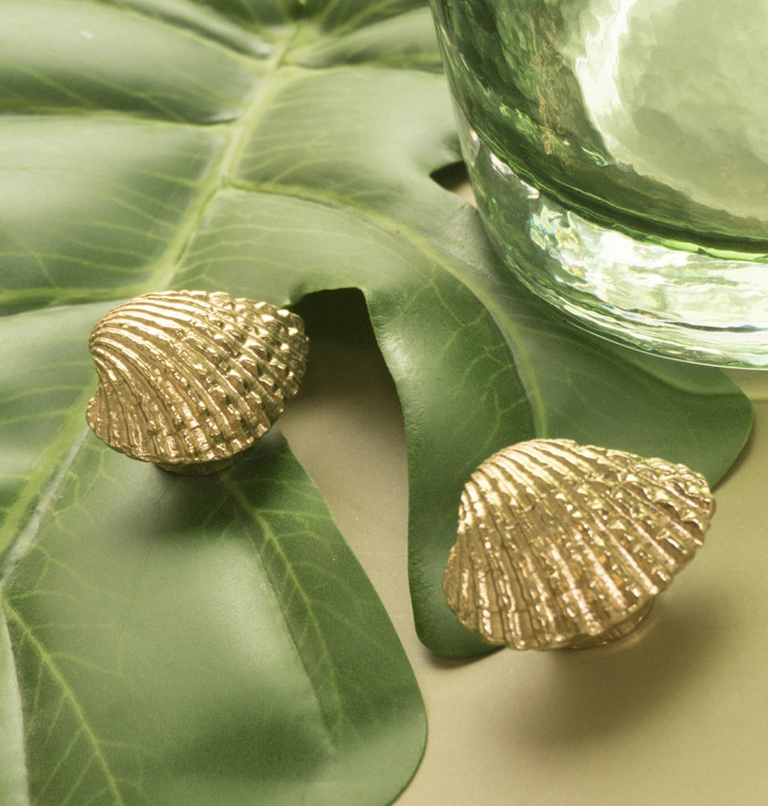 Shell Shape Knobs Drawer Knobs Dresser Knobs Wardrobe Knobs European ...