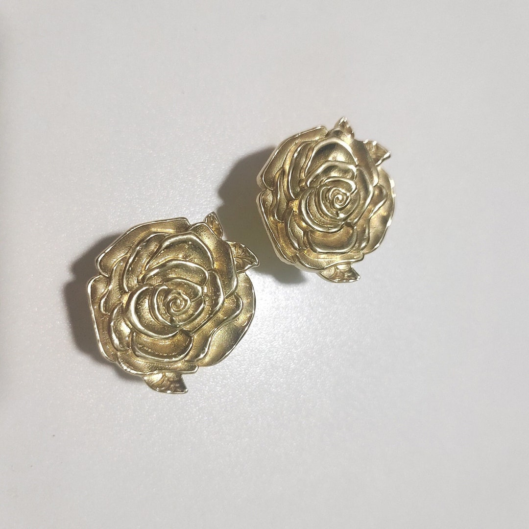 Flower Brass Knobs Kitchen Pulls and Knobs Cabinet Handles Knobs Nordic Style Drawer Knobs Pulls ...